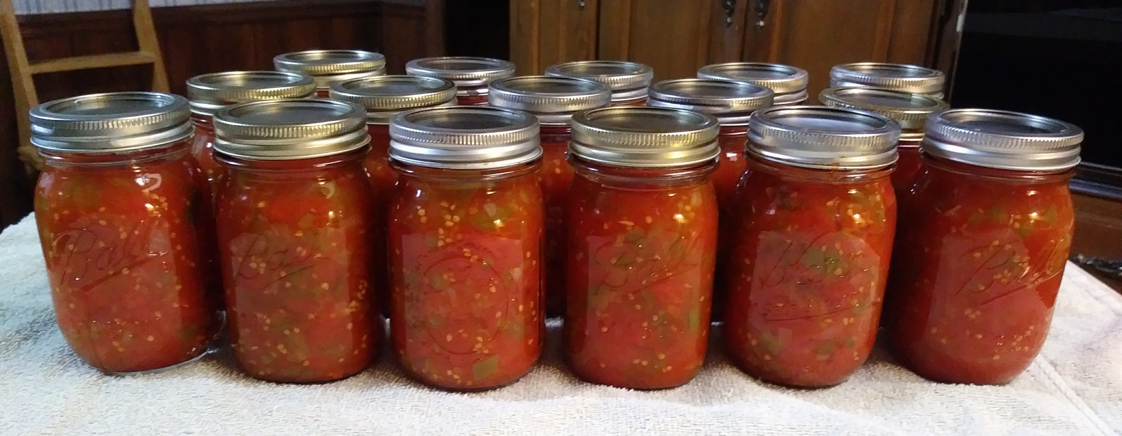 Canning Diced Tomatoes with Peppers also known as “Rotel”. | Preserving ...